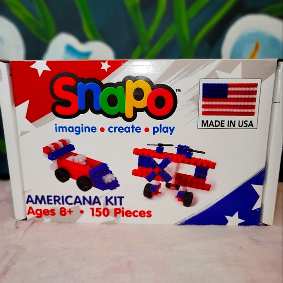 Snapo | Toys | Snapo Americana Kit 5 Pieces Imagine Create Play | Poshmark